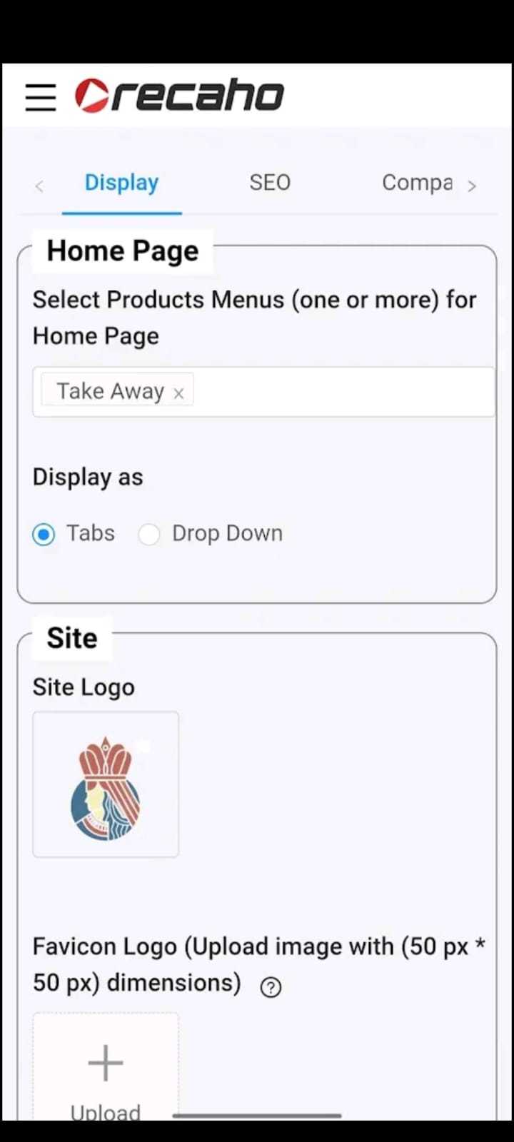 Recaho POS Mobile app for iOS and Android Devices in 2024